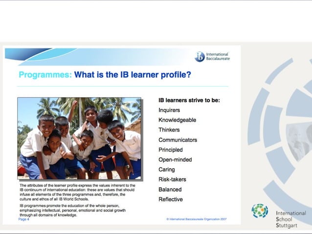 An introduction to the Primary Years Program | PPT | Primary Education | Education