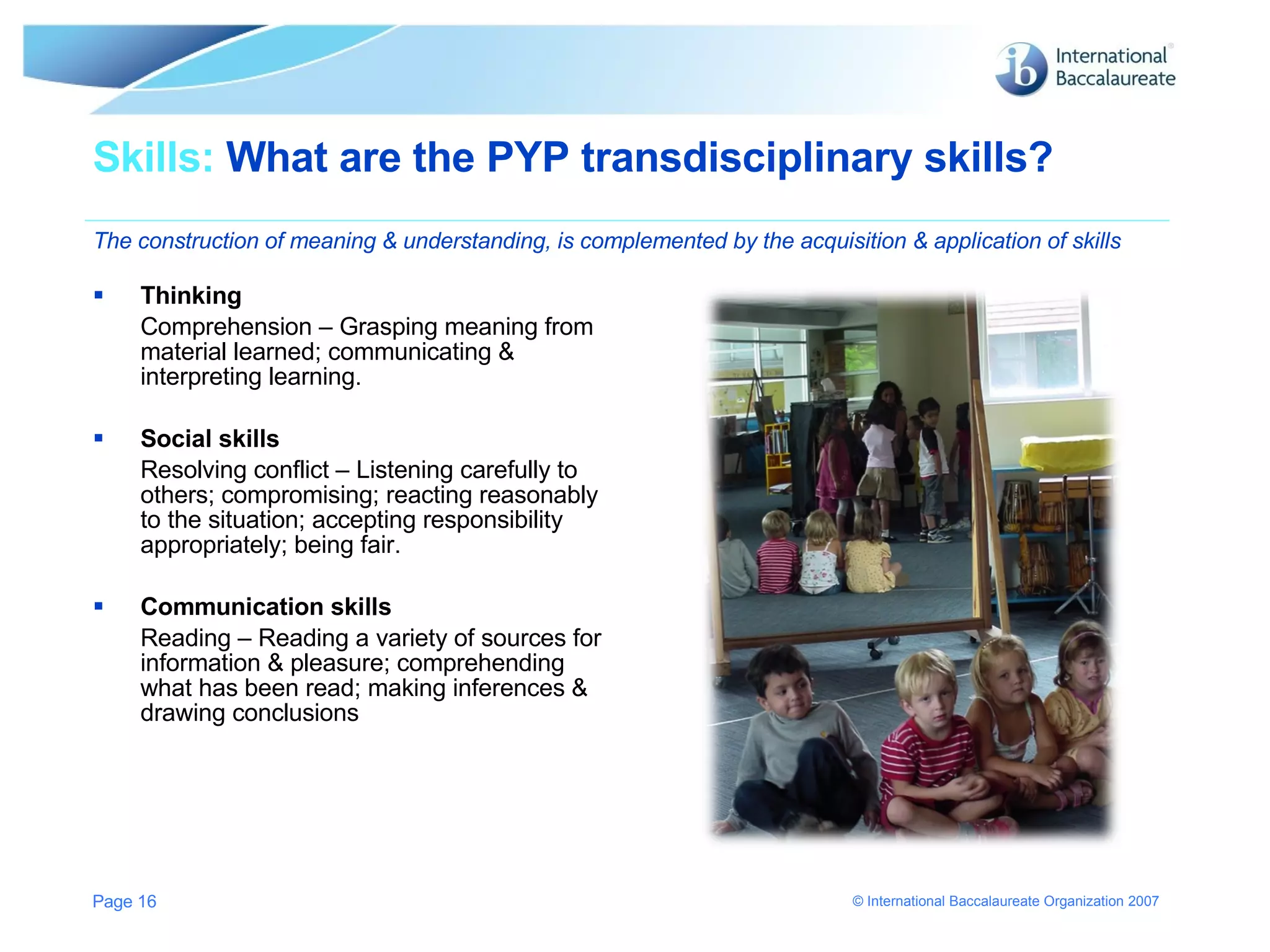 Intro to PYP for Parents | PPT