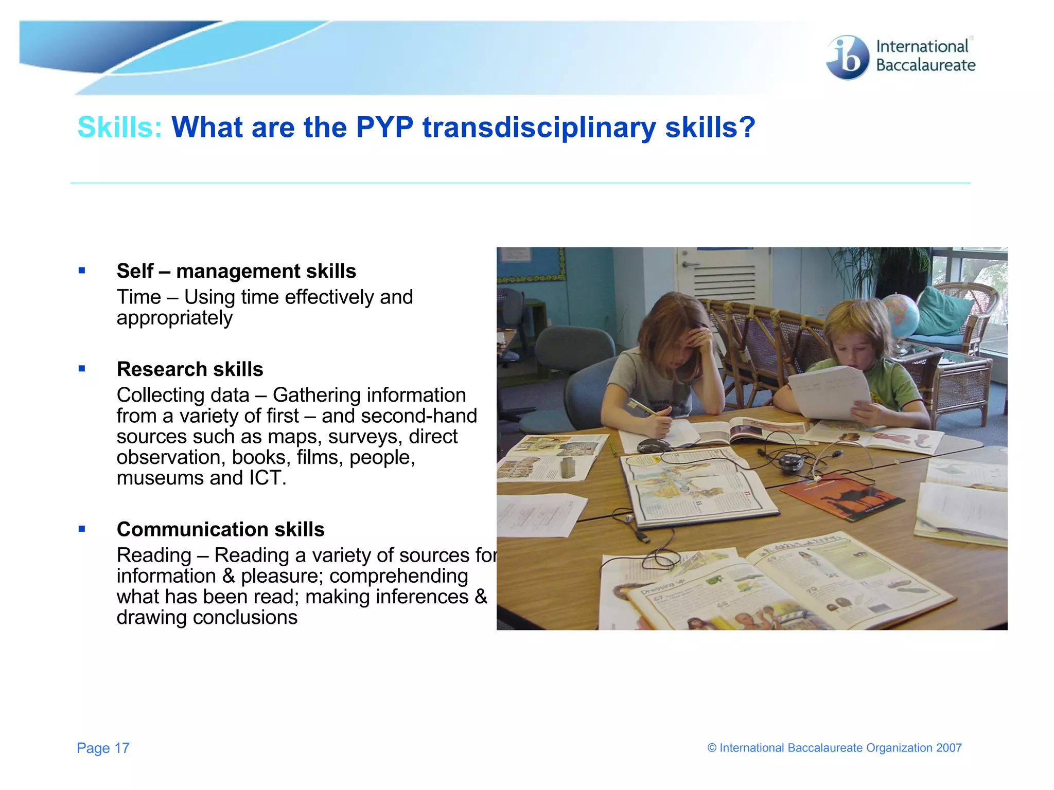 Intro to PYP for Parents | PPT