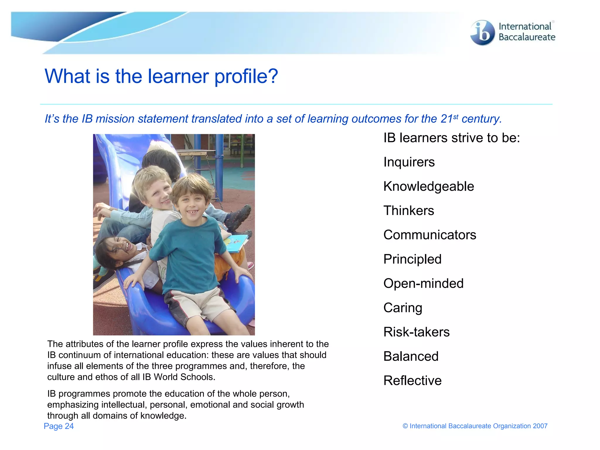 Intro to PYP for Parents | PPT