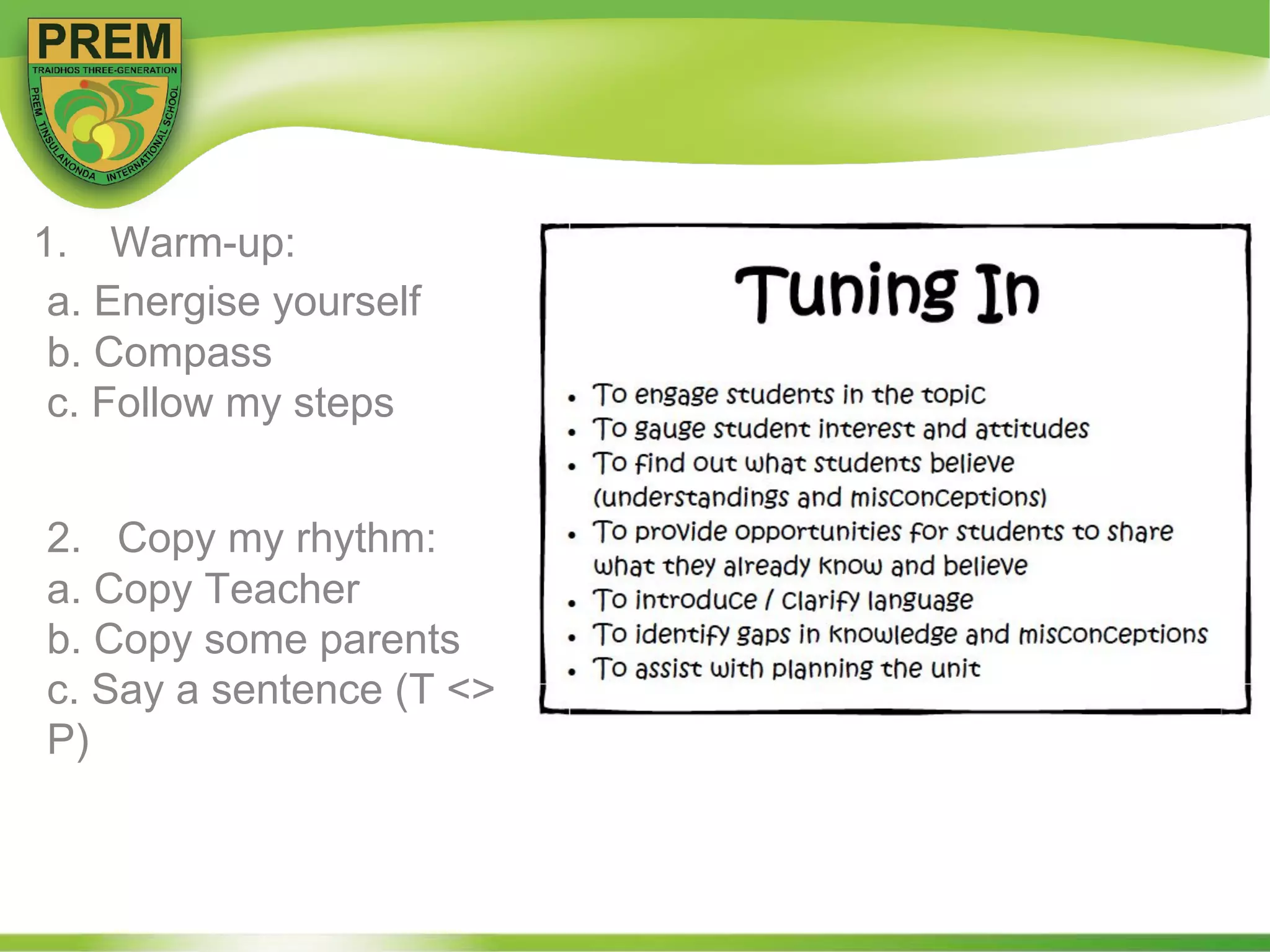 Pyp parent workshop | PDF