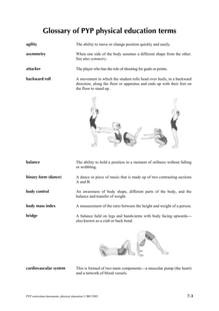 Pyp pe curriculum ibo | PDF