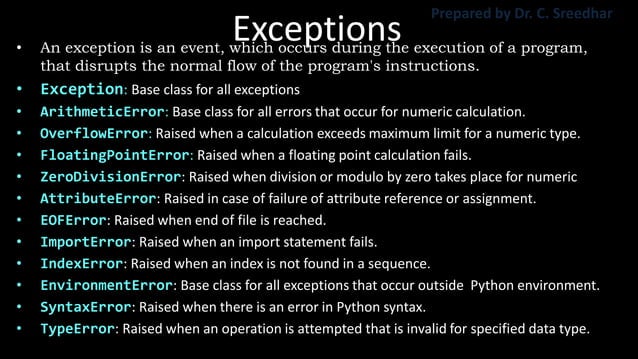Python Programming: Lists, Modules, Exceptions | PDF