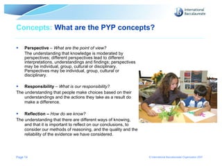 Pyp presentation | PPT