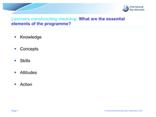 Pyp presentation | PPT