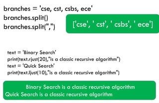Python Programming Strings | PPT