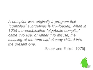PyPy: Dynamic Language Compilation Framework | PPT
