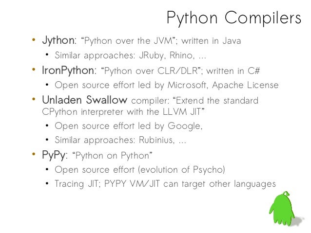 PyPy: Dynamic Language Compilation Framework