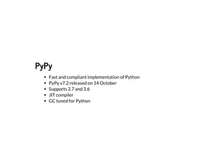Pythonic doesn't mean slow! | PPT