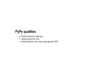 Pythonic doesn't mean slow! | PPT