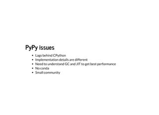 Pythonic doesn't mean slow! | PPT