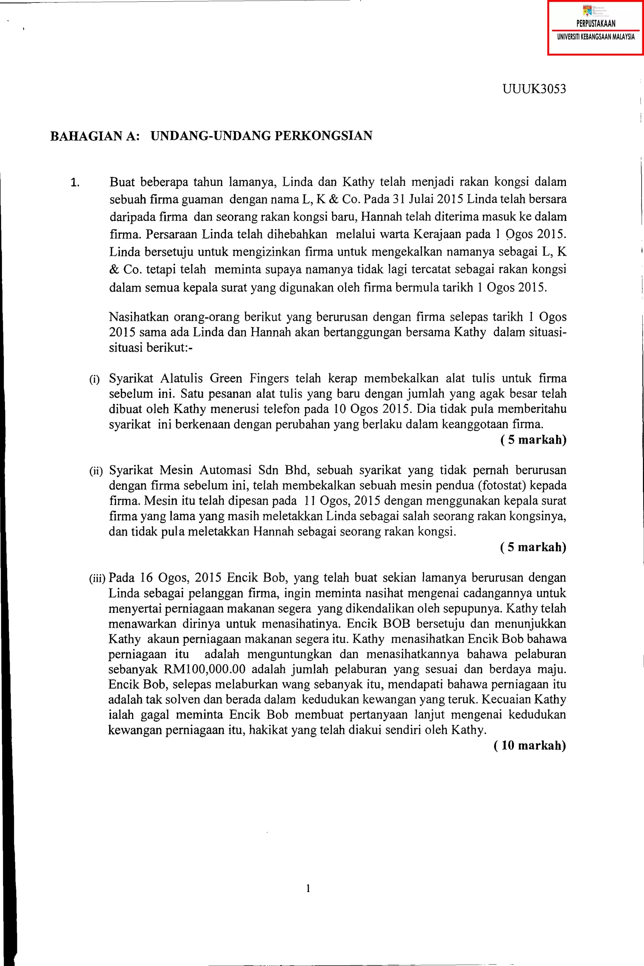 PYQ - Company Law I (1) | PDF