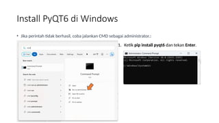 Simple Introduction to PyQT6 Tutorial.pptx