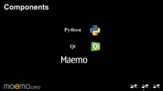 PyQt Application Development On Maemo | PPT