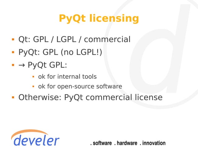 PyQt: rapid application development | PDF