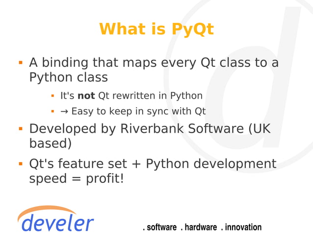 PyQt: rapid application development | PDF