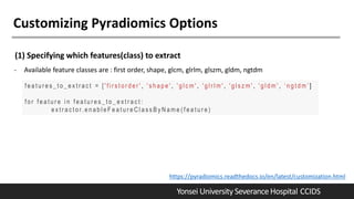 Pyradiomics Customization [CDM] | PDF | Technology & Computing