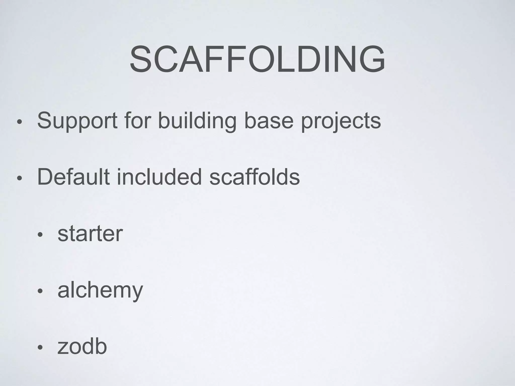 Pyramid web framework | PPTX | Web Development | Internet