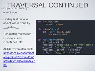 Pyramid web framework | PPTX | Web Development | Internet