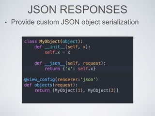Pyramid web framework | PPTX | Web Development | Internet