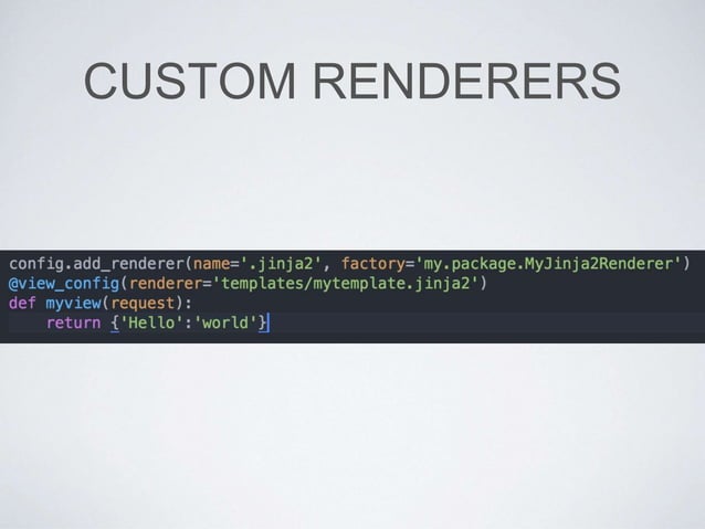Pyramid web framework | PPTX | Web Development | Internet