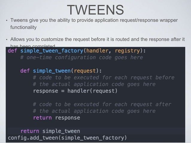 Pyramid web framework | PPTX | Web Development | Internet
