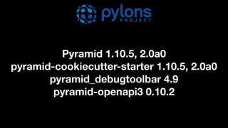 Pyramid and the Pylons Project in the wild | PPT