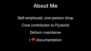 Pyramid and the Pylons Project in the wild | PPT