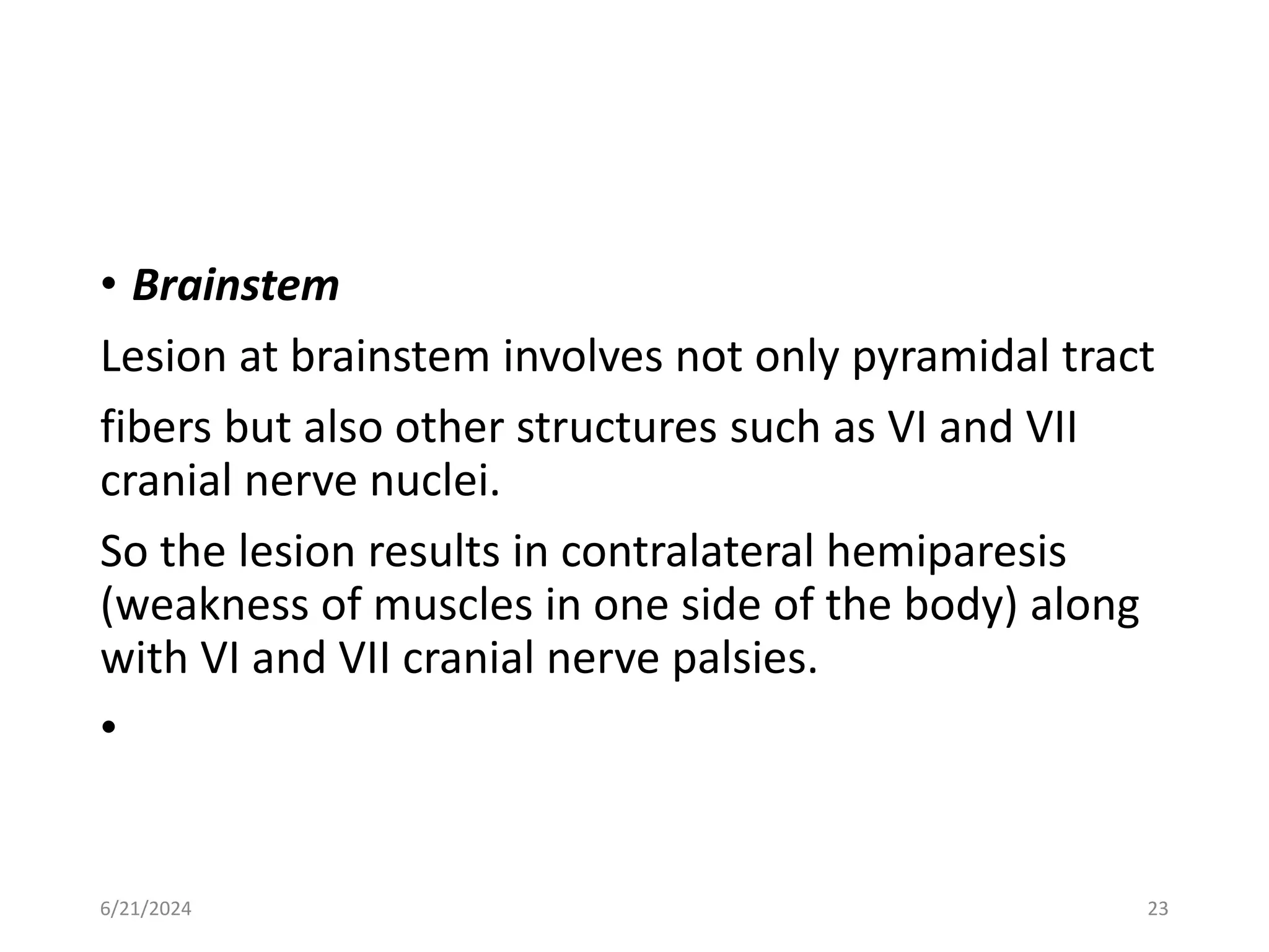 PYRAMIDAL LESIONS by prof charles.pptx