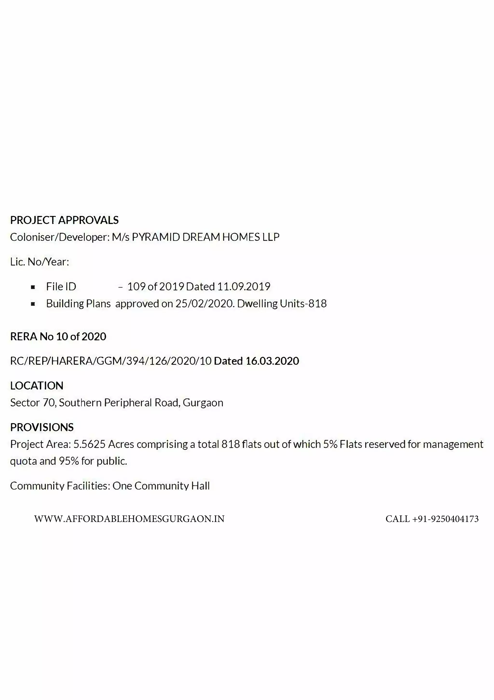 Pyramid altia 9250404173 sector 70 gurgaon | PDF