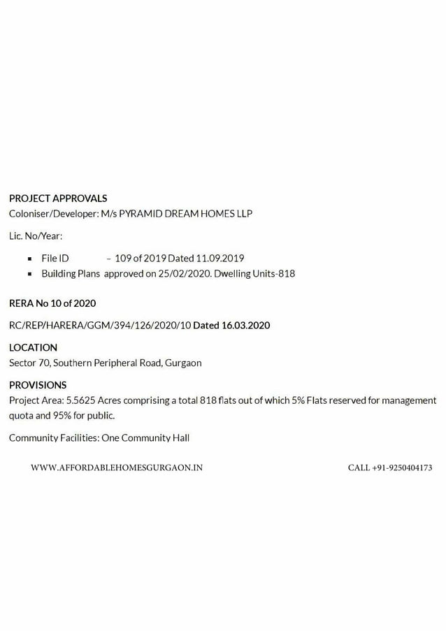 Pyramid altia 9250404173 sector 70 gurgaon | PDF