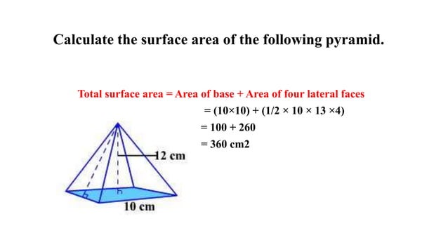 Pyramid and Frustum | PPT | Free Download