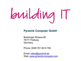 Pyramid Computer GmbH | PPT
