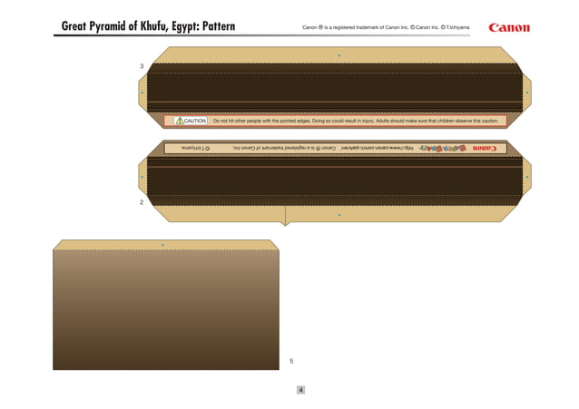 Papercraft Pirámide | PDF | Model Toys | Hobbies & Interests