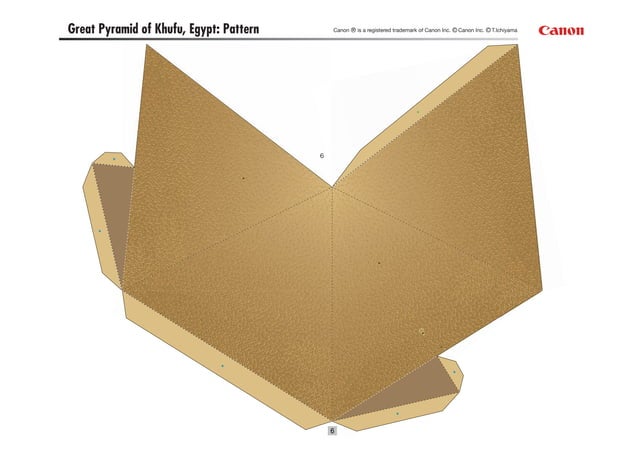 Papercraft Pirámide | PDF | Model Toys | Hobbies & Interests