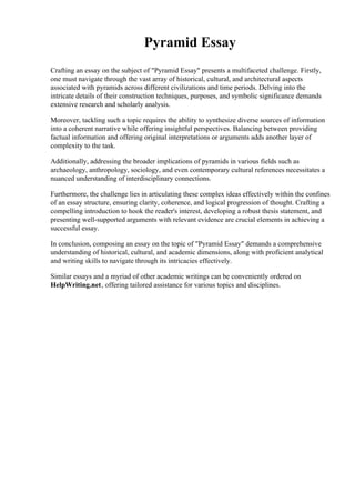 Pyramid Essay.pdf