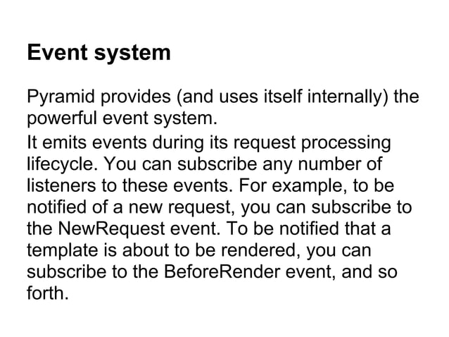 Pyramid Framework | PDF