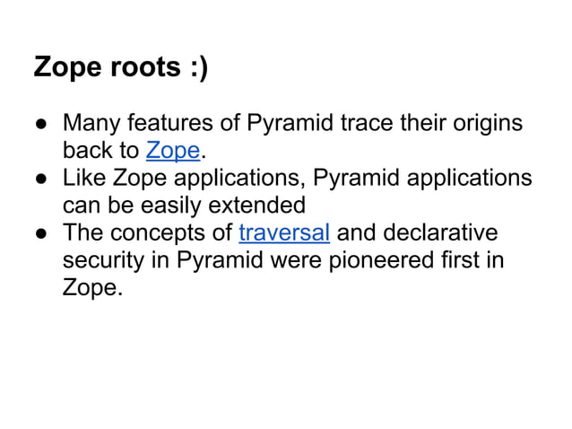 Pyramid Framework | PDF