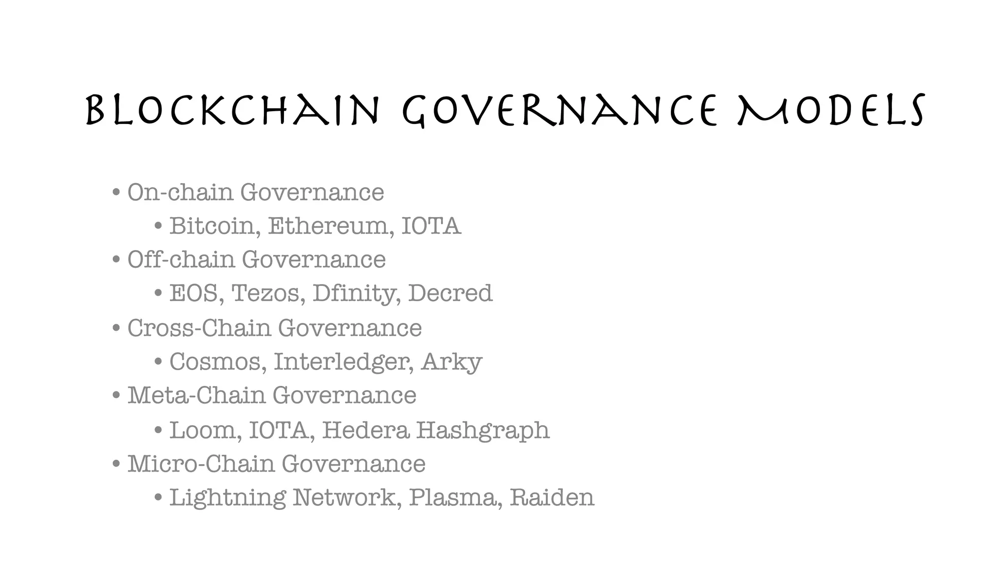 Introduction to Blockchain Governance Models | PDF