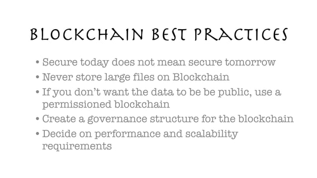 Introduction to Blockchain Governance Models | PDF | Databases ...