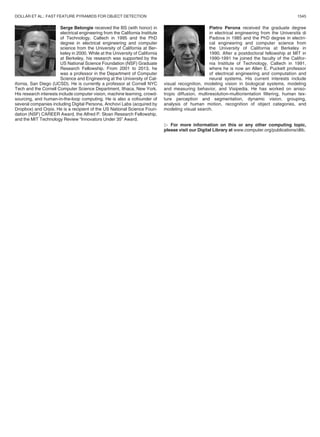 Fast Feature Pyramids for Object Detection | PDF