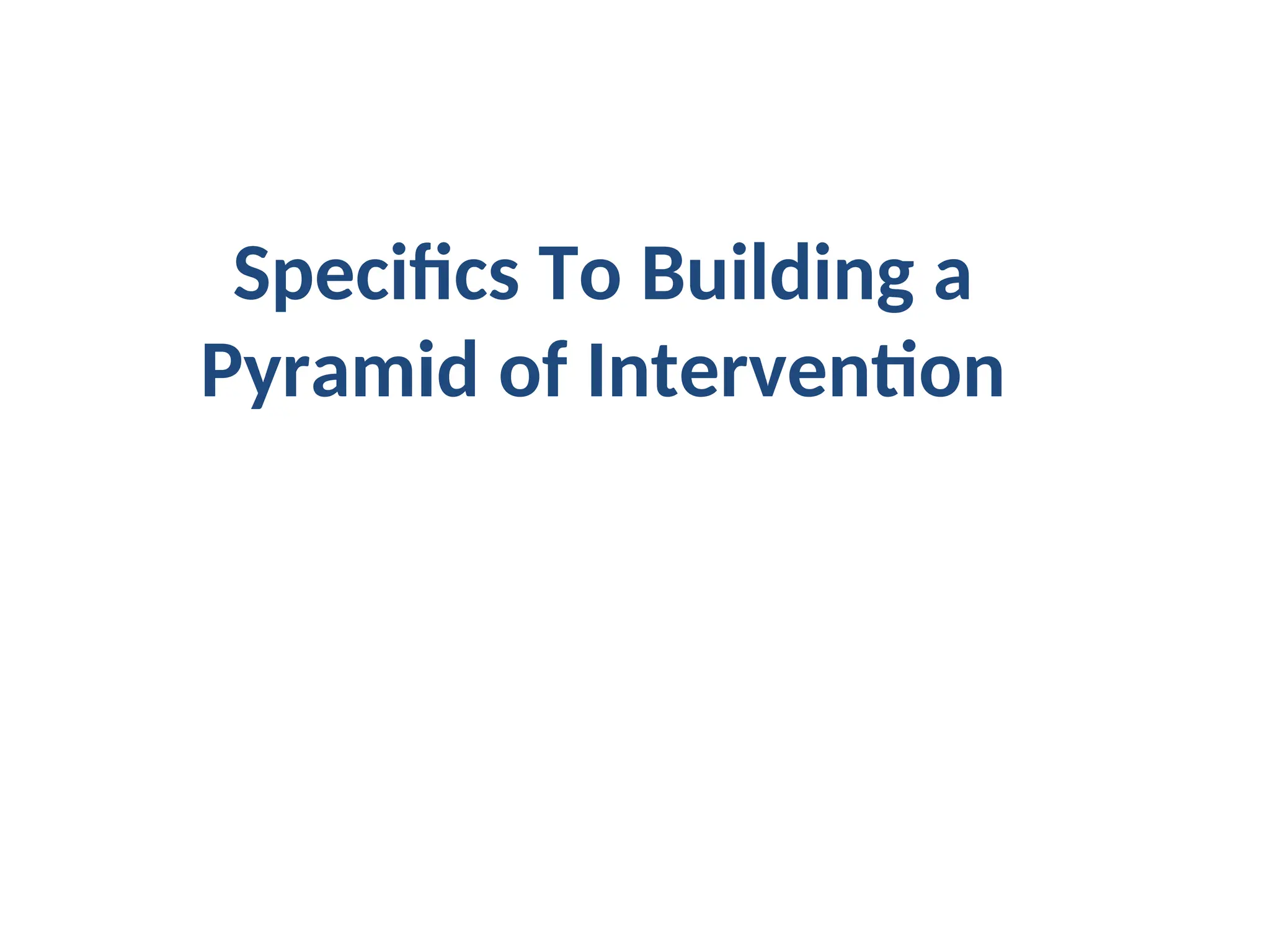 Pyramid of Interventions for plc implementation | PPT