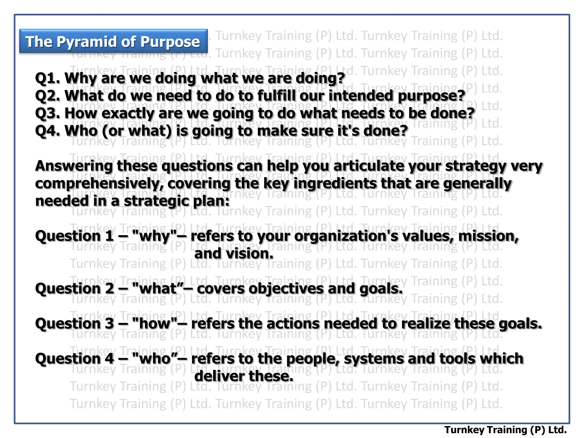 Pyramid of purpose ss | PDF
