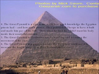 Pyramids Facts | PPT