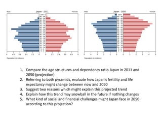Population Pyramids Exercises | PPTX