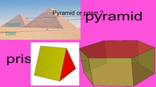 Pyramids and Prisms | PPTX