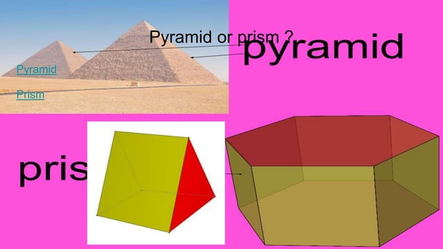 Pyramids and Prisms | PPTX
