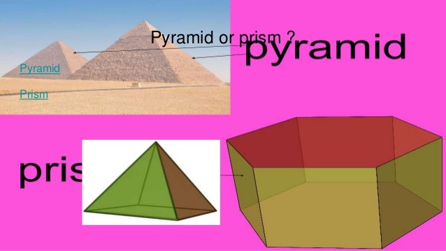 Pyramids and Prisms