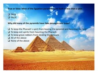 Pyramids – egypt | PPTX