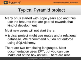 Pyramid tutorial | ODP | Web Development | Internet